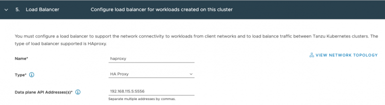Vsphere With Tanzu Vcenter Server Network Configuration Overview