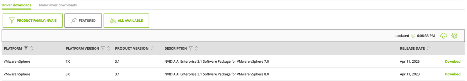 Vsphere Ml Accelerator Spectrum Deep Dive Installing The Nvaie Vgpu